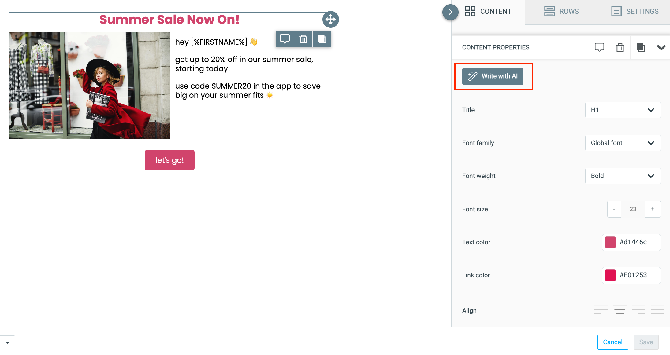Build OptiMail Templates with the Gen AI Copy Assistant – Optimove