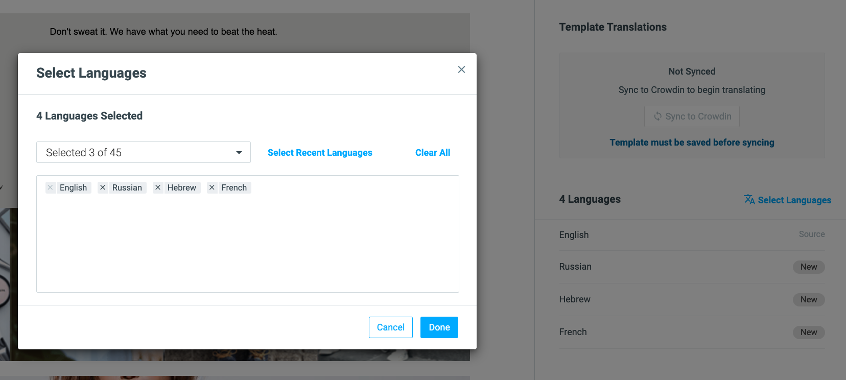 How to Set-Up Multi-Language Campaigns in OptiMail – Optimove