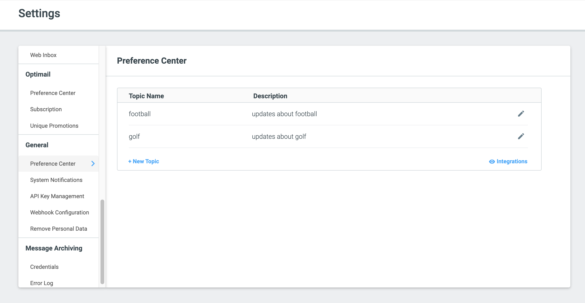 How to Set Up and Configure the New Preference Center – Optimove