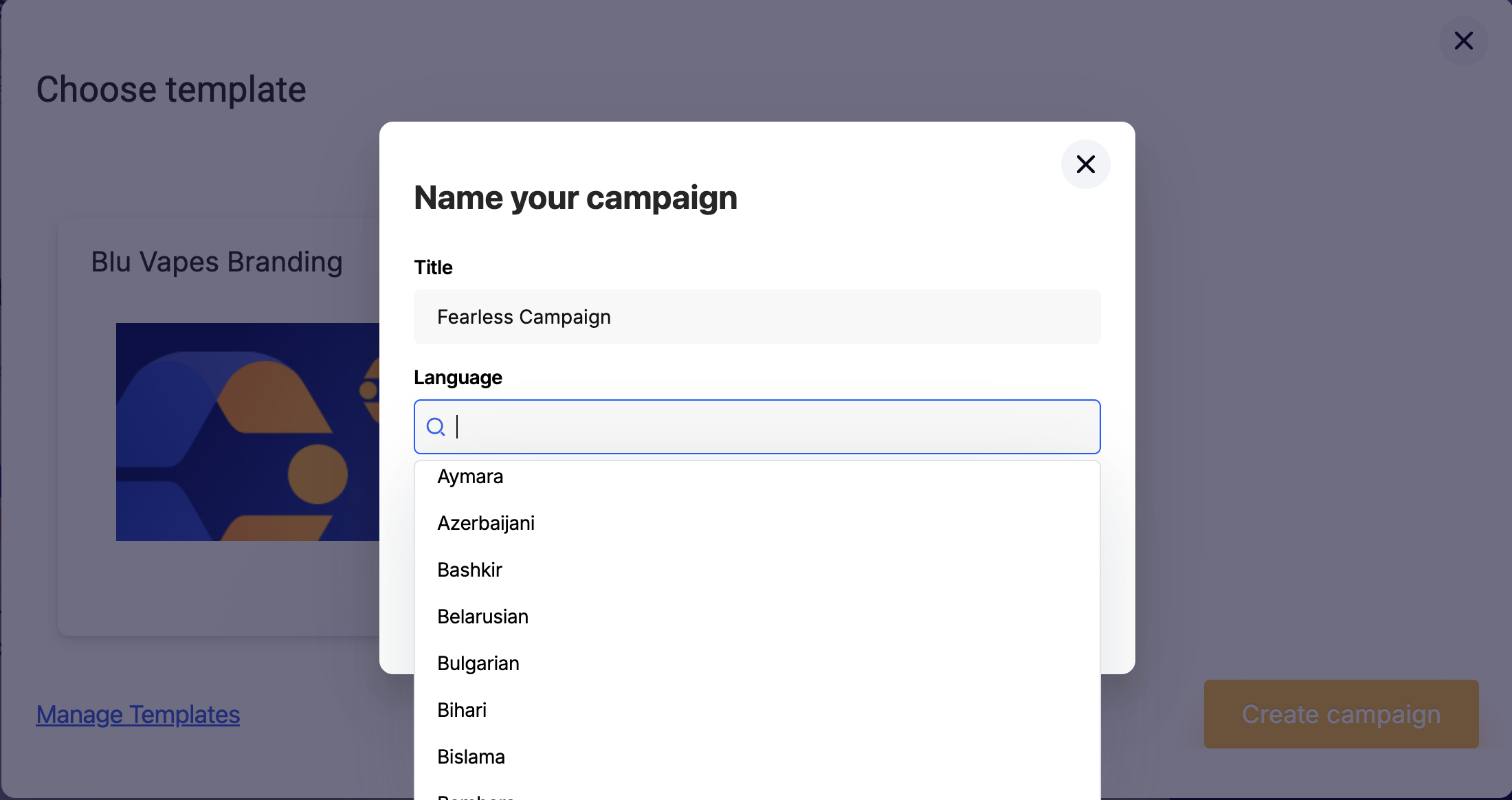 How to Add Multiple Languages to a Campaign – Optimove