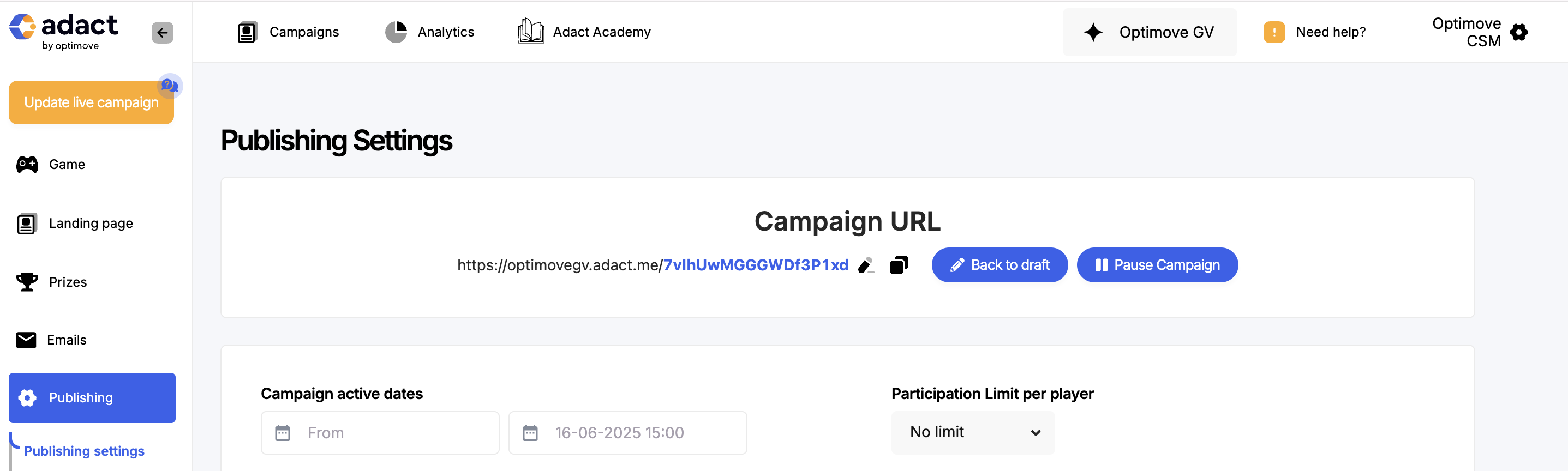 Understanding Campaign Statuses – Optimove