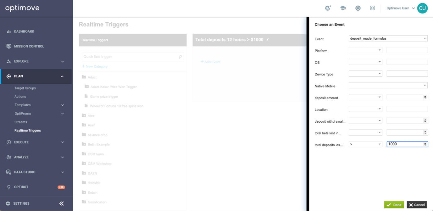 How to Create a Trigger Using Live Formulas – Optimove