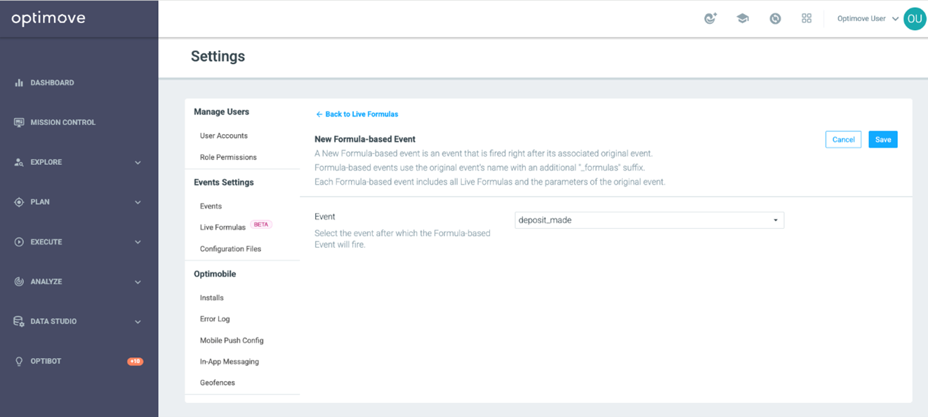 How to Create a Trigger Using Live Formulas – Optimove